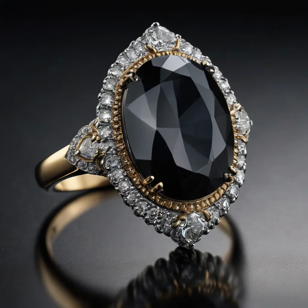 Exploring the Allure of Black Stone Diamond Rings