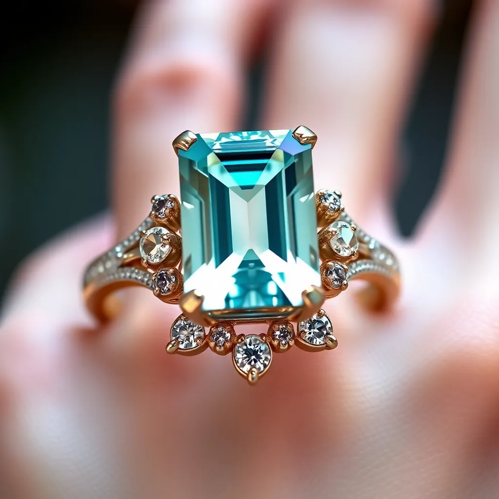 Discovering the Beauty of 5 Carat Aquamarine Rings