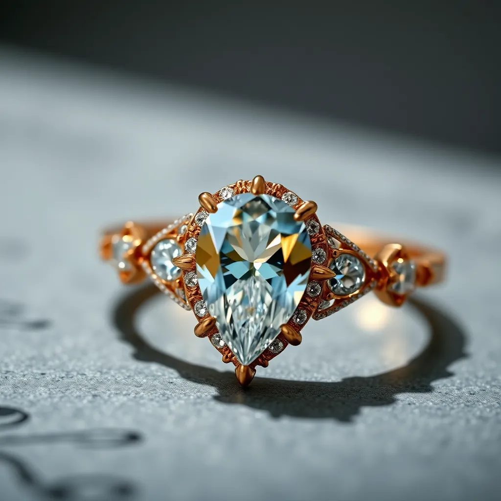 Mounting Options for Pear Shaped Diamonds