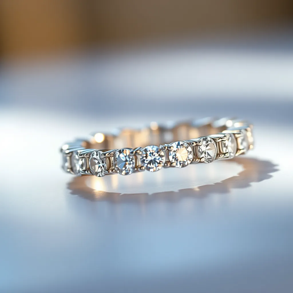 Discover the Beauty of a 2 Carat Floating Diamond Band