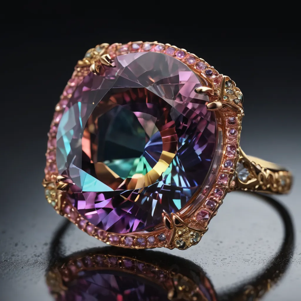 The Enigmatic Allure of Mystic Topaz Engagement Rings