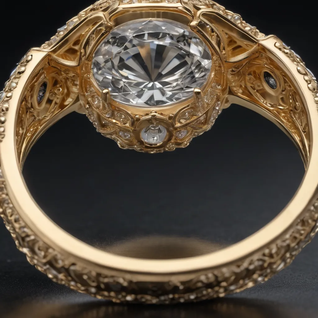 The Allure of White Sapphire Rings in Yellow Gold